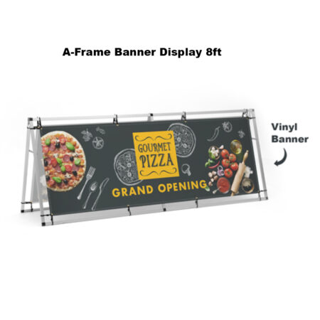 A-Frame Banner Display San Diego - Green House Sign and Design
